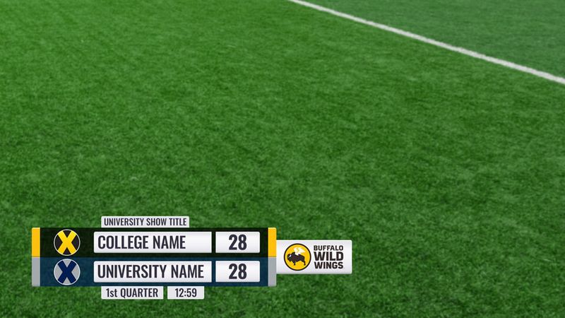 Sports Graphics Package for Ross XPression | College Athletics ...