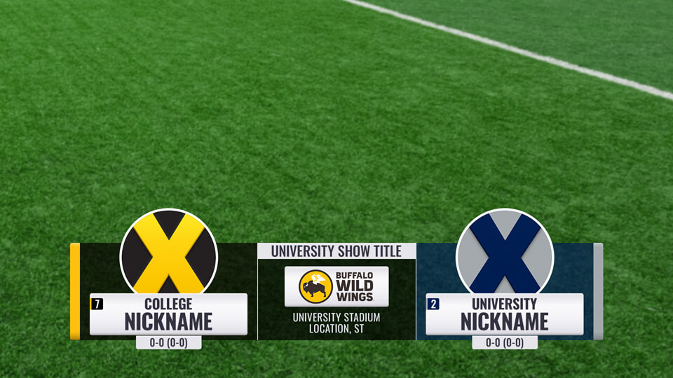 Sports Graphics Package for Ross XPression | College Athletics ...